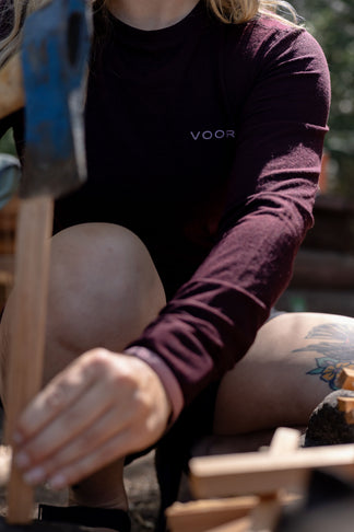 Women's Long Sleeve Tech Tee – VOORMI